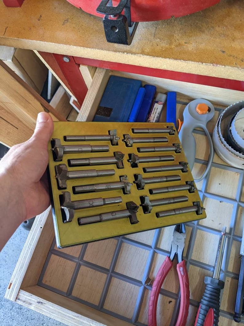 Forstner Bit Set Organizer - Etsy
