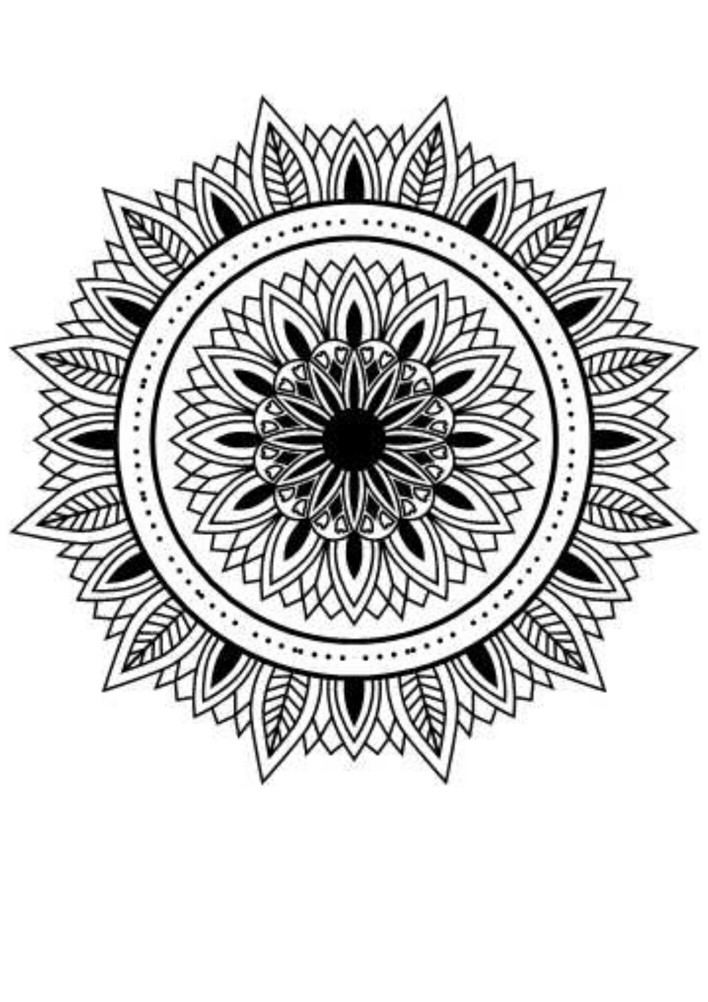 Digital Coloring Pages - 50 Mandala Coloring Pages - Adult Coloring - Etsy
