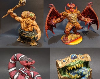 Painted Miniature | Etsy