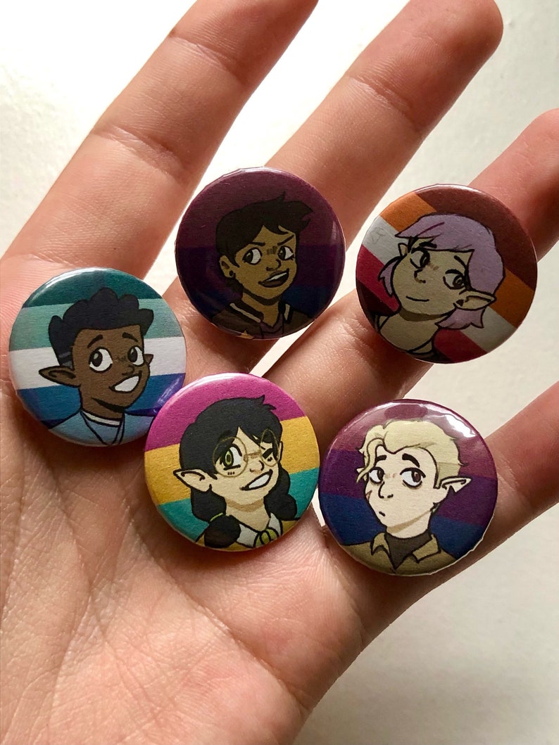 The Owl House S2 Pins - Pride Pins Luz Amity Willow Hunter Gus TOH ...