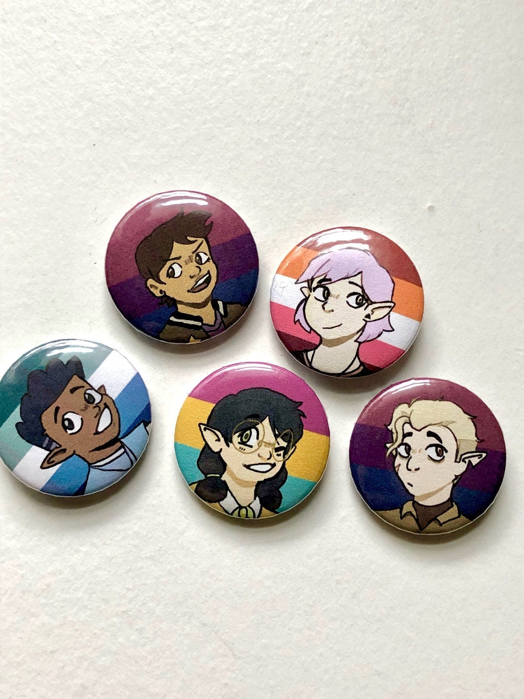 The Owl House S2 Pins - Pride Pins Luz Amity Willow Hunter Gus TOH ...