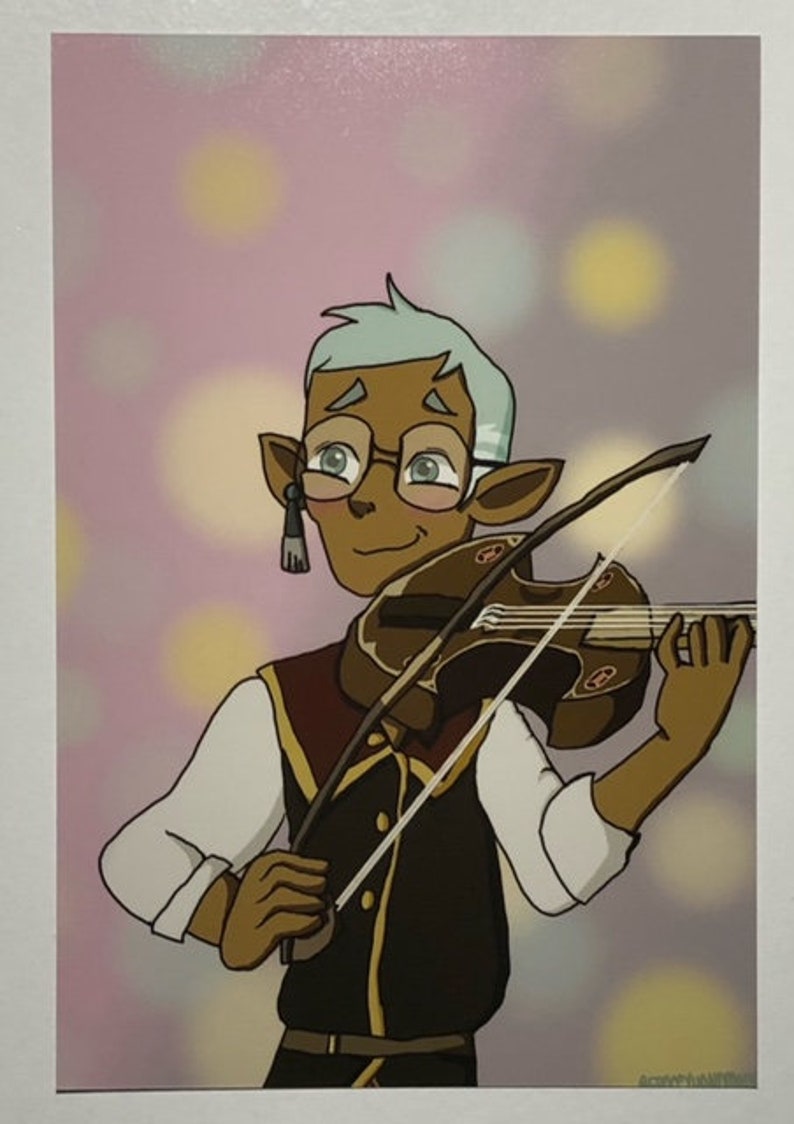 Raine Whispers - the Owl House TOH 4x6 Art Print - Etsy