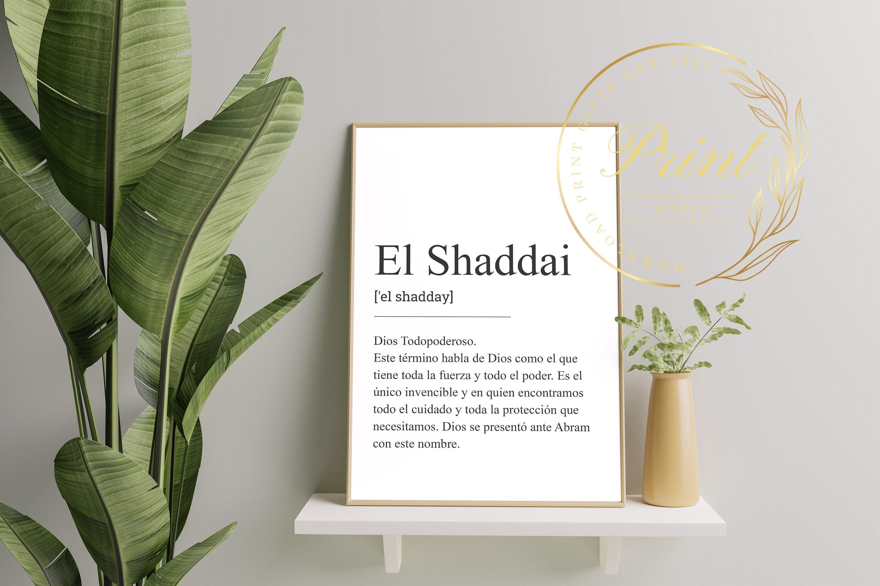 El Shaddai, Los Nombres De Dios | Cuadros Cristianos | Cuadros Con ...