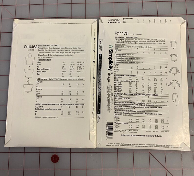 Simplicity Beginners Kids Sewing Patterns - Etsy