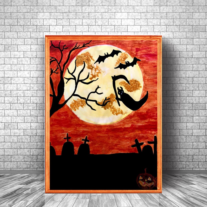 Halloween Wall Art - Etsy