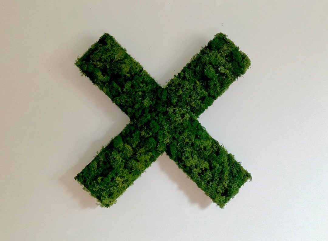 Moss Picture “cross” Vertical Garden Made of Moss - Etsy