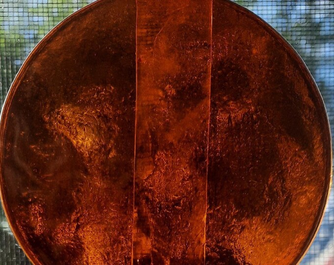 96 COE Circles Medium Amber Color Set of Three - Etsy