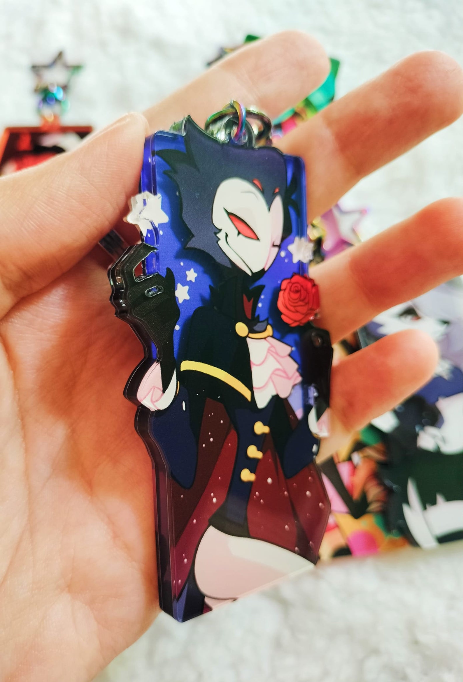 Helluva Boss 3D Acrílico Encanto Stolas Blitz Stolitz Millie Moxxie ...