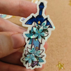 Pegatinas Holográficas De Espadas Zelda Link Marceline Tiempo De ...