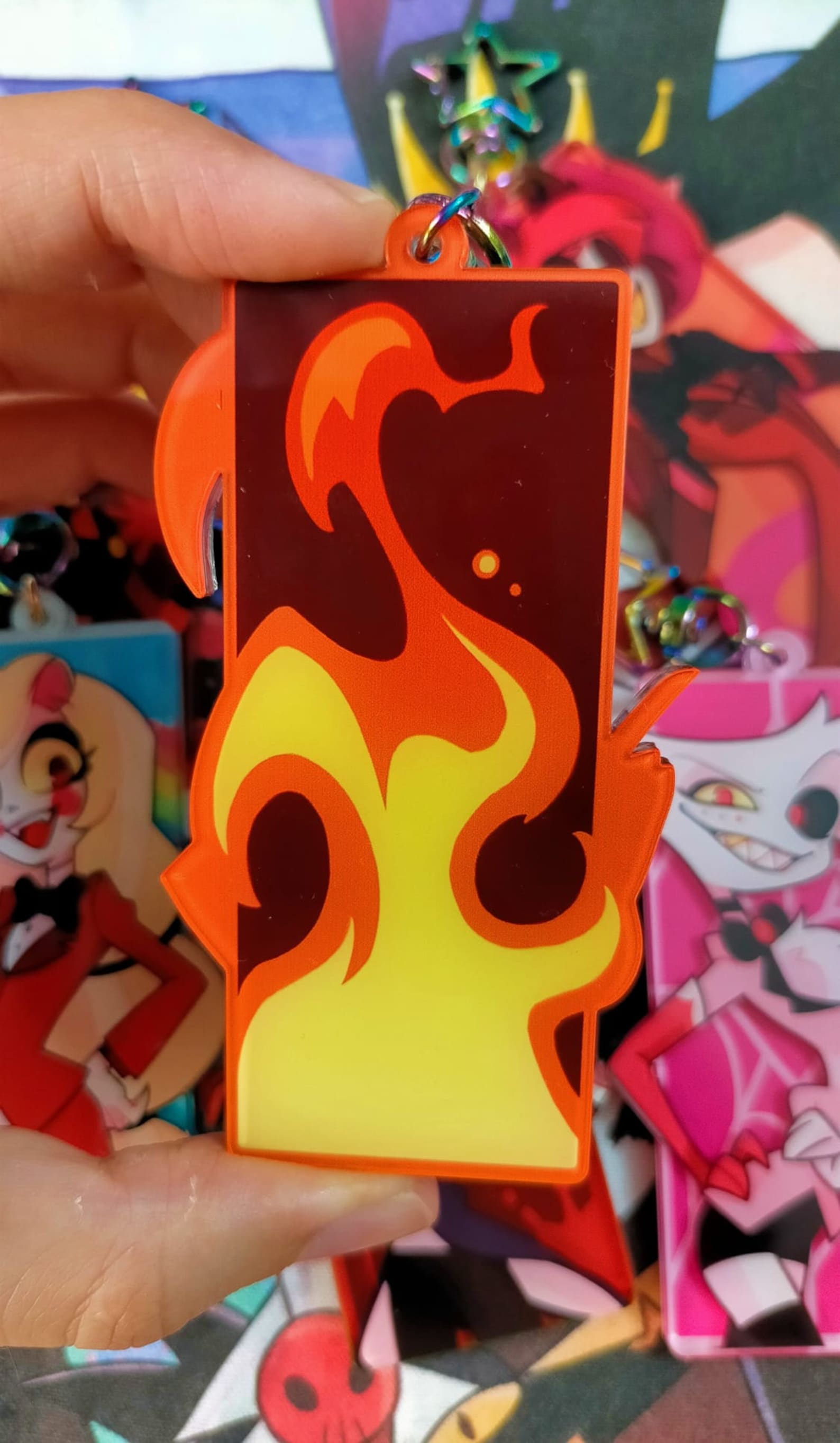 Helluva Boss 3D Acrílico Encanto Stolas Blitz Stolitz Millie Moxxie ...