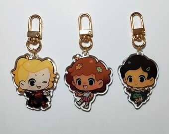 Amphibia Anne Marcy and Sasha Keychains Epoxy - Etsy