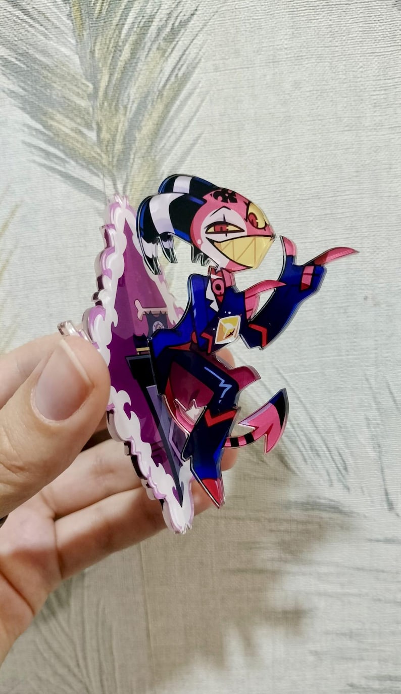 Stolas and Blitz Acrylic Standee With Adhesive Stolitz Helluva Boss - Etsy