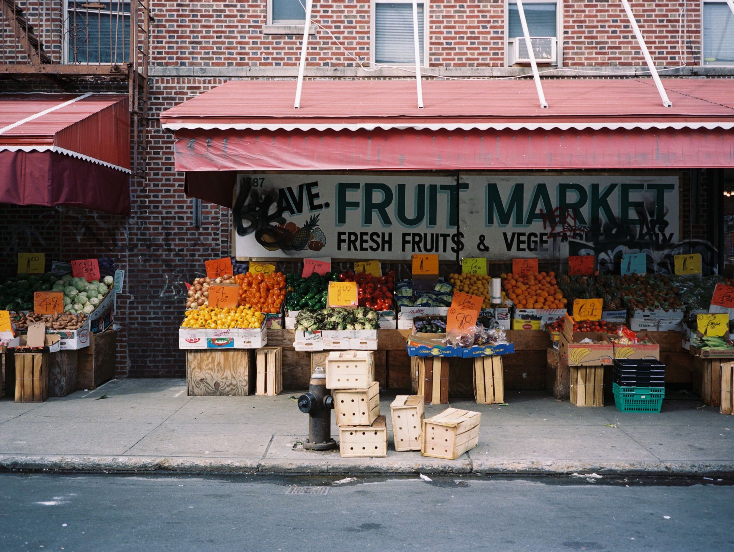 Corner Fruit Market - Etsy