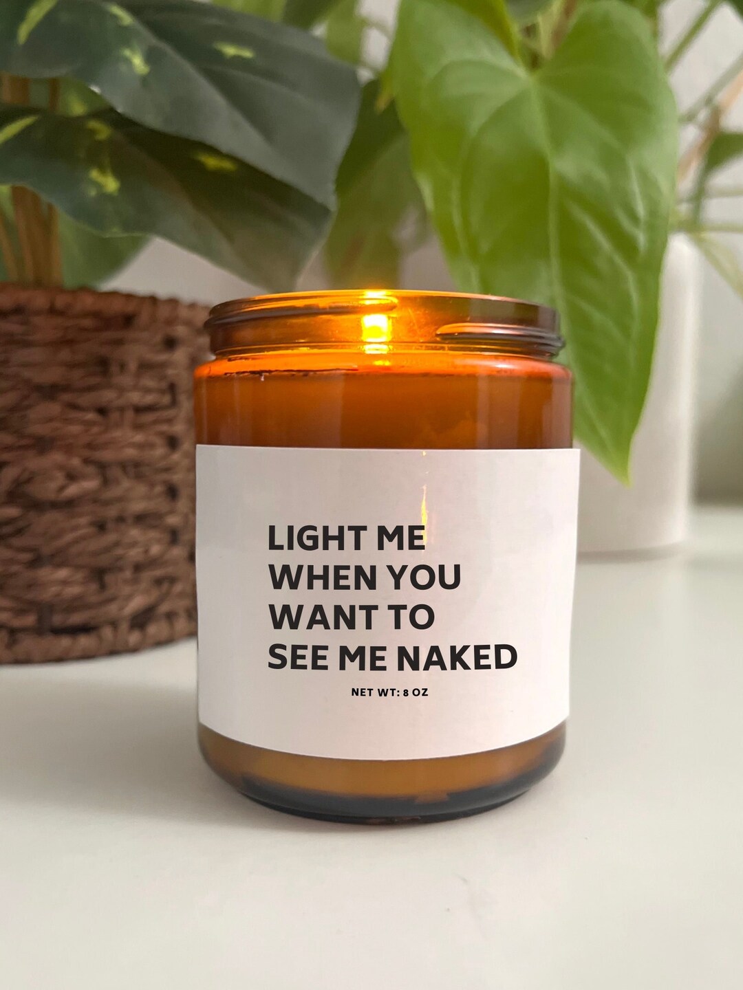 Light Me When You Want to See Me Naked Candle - Etsy