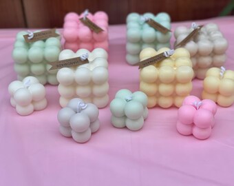 Bubble Cube Candle | Etsy