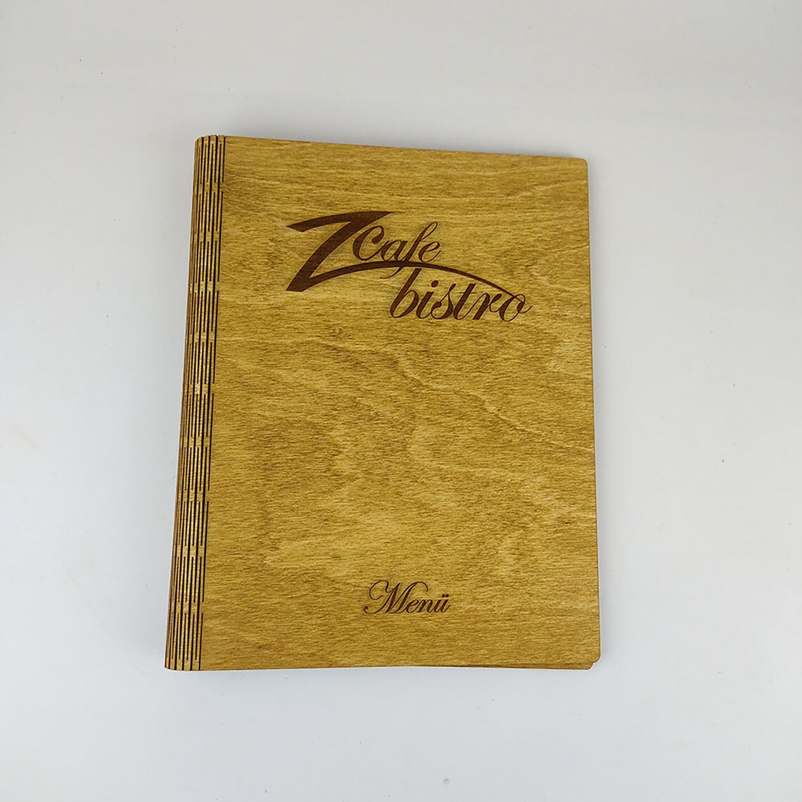 Wooden Menu Holder A5-A4 Engraved Menu Holder Restaurant | Etsy