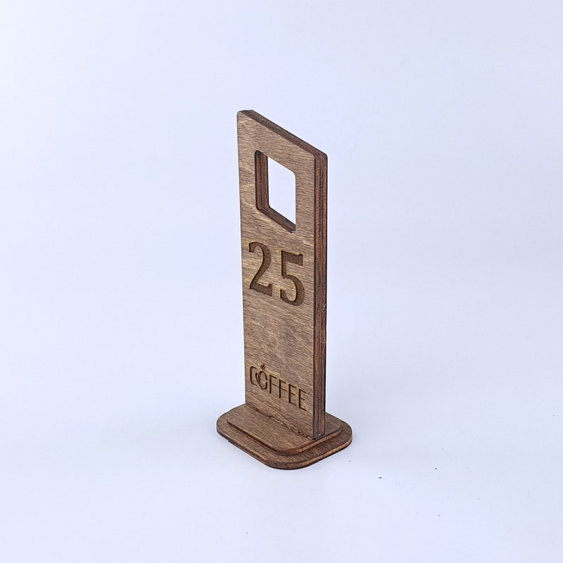 Wood Table Numbers - Etsy New Zealand
