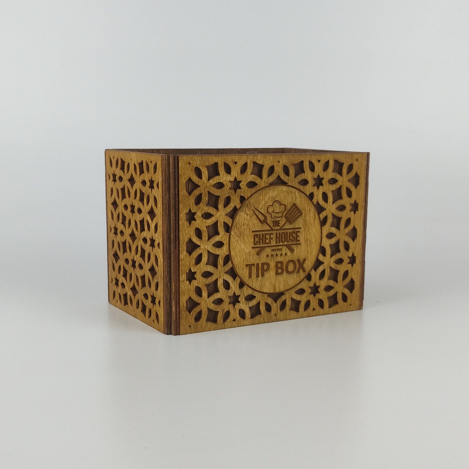 Personalized Wooden Tipping Box Restaurant Tip Box Custom - Etsy