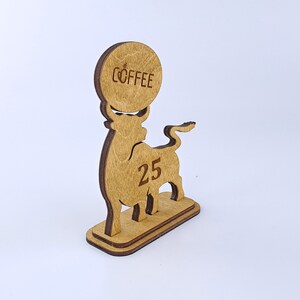 Personalized Cafe Restaurant Table Numbers Set With Logo, Steak House ...