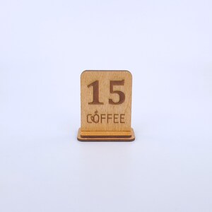 Restaurant Table Numbers 1-10 Set, Cafe Numbers, Wedding Table Number ...