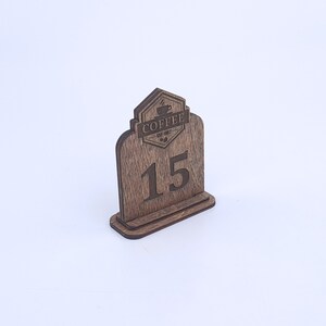 Restaurant Table Numbers 1-10 Set, Cafe Numbers, Wedding Table Number ...