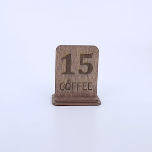 Restaurant Table Numbers 1-10 Set, Cafe Numbers, Wedding Table Number ...