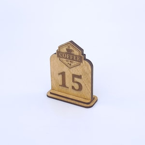 Restaurant Table Numbers 1-10 Set, Cafe Numbers, Wedding Table Number ...