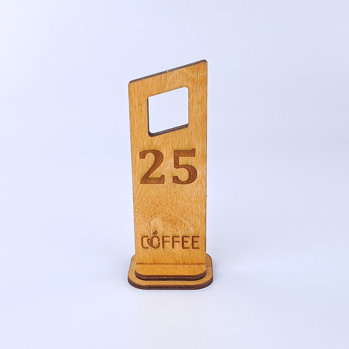 Personalized Cafe Restaurant Table Numbers Set With Logo - Etsy