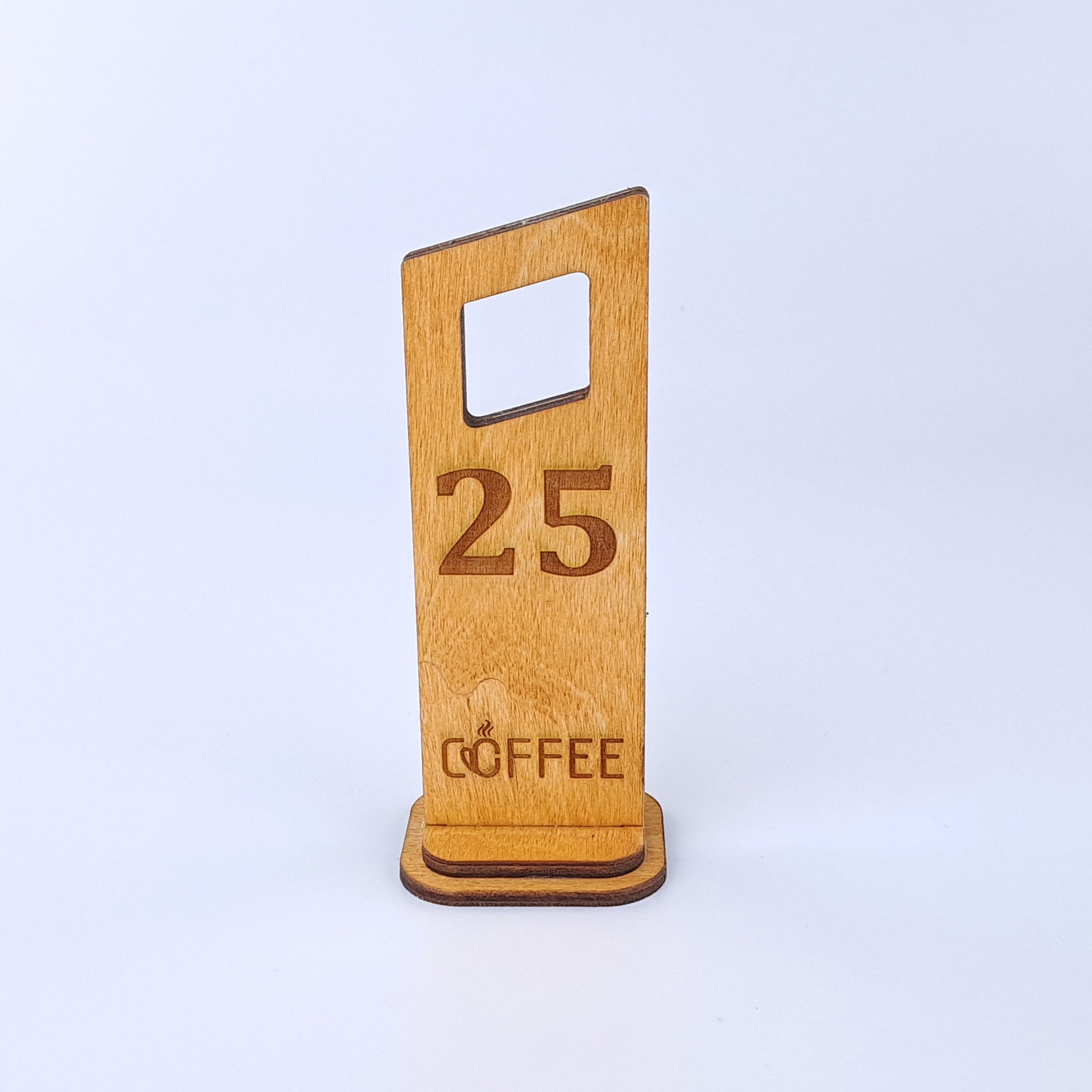Personalized Cafe Restaurant Table Numbers Set With Logo - Etsy