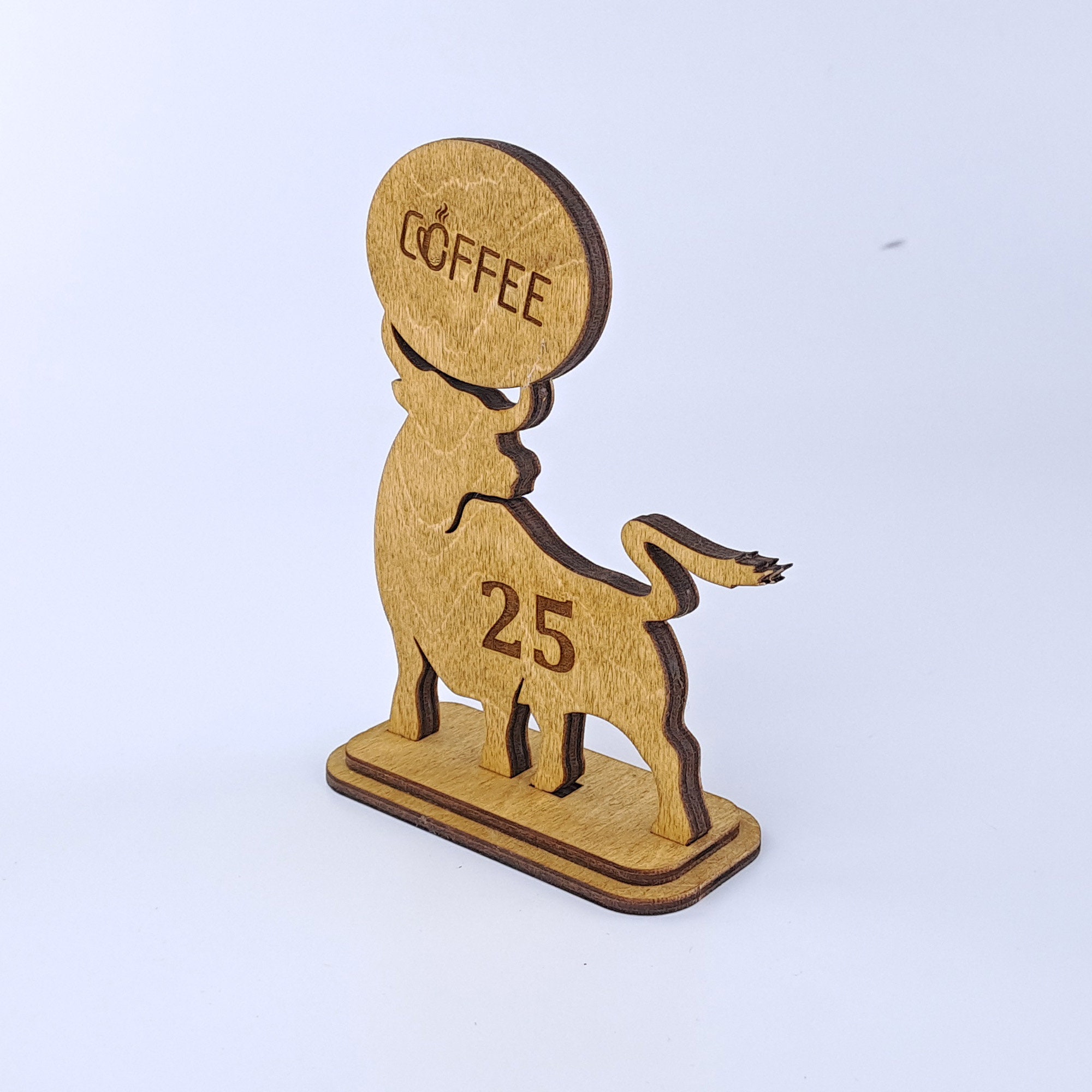 Personalized Cafe Restaurant Table Numbers Set With Logo, Steak House ...
