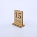 Restaurant Table Numbers 1-10 Set, Cafe Numbers, Wedding Table Number ...