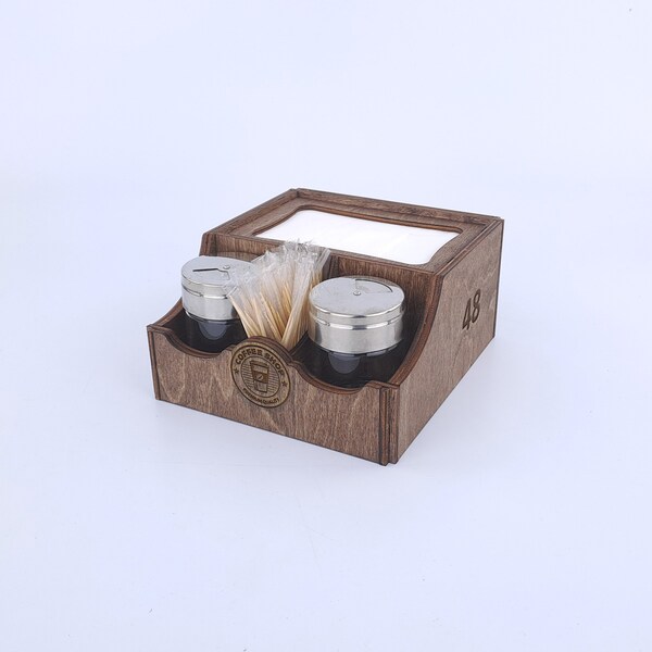 Salt Pepper Caddy - Etsy