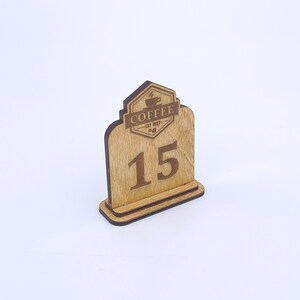 Restaurant Table Numbers 1-10 Set, Cafe Numbers, Wedding Table Number ...
