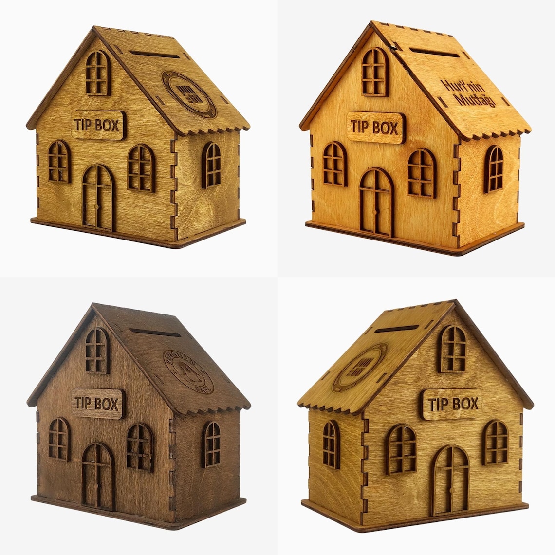 Personalized Wooden Tipping Box Restaurant Tip Box Custom - Etsy