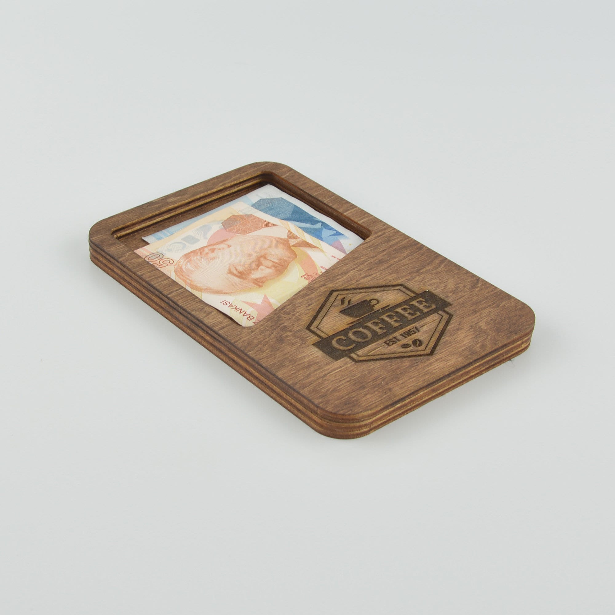 Wooden Check Presenter Restaurant Check Holder Bill Holder - Etsy