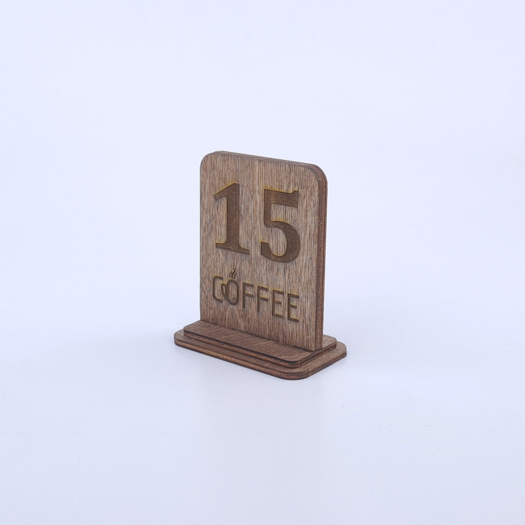 Restaurant Table Numbers 1-10 Set, Cafe Numbers, Wedding Table Number ...