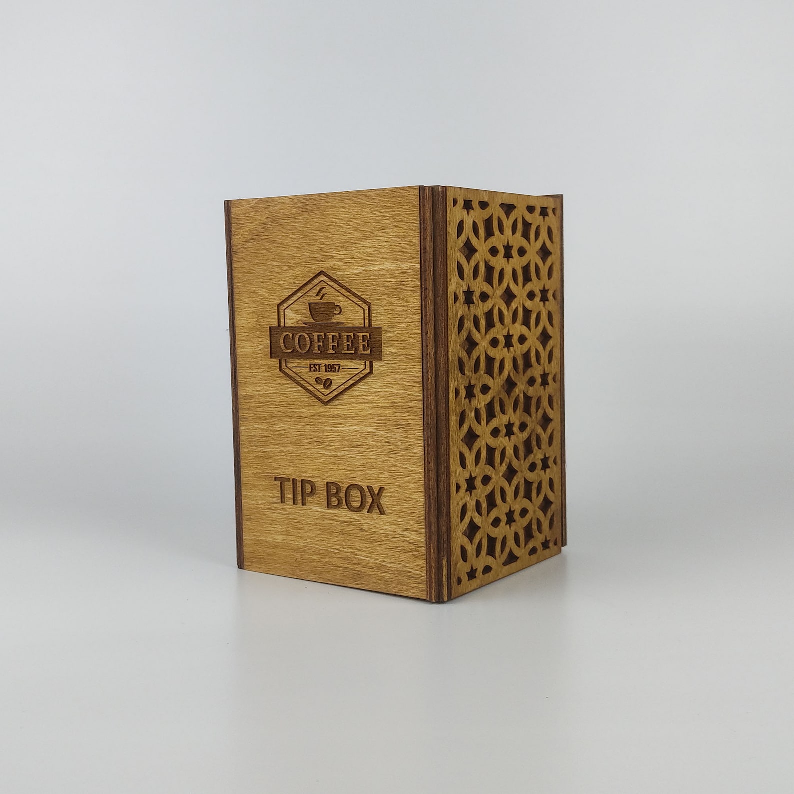 Personalized Wooden Tipping Box Restaurant Tip Box Custom | Etsy