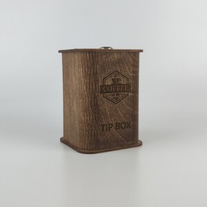 Personalized Wooden Tipping Box, Restaurant Tip Box, Custom Money Box ...