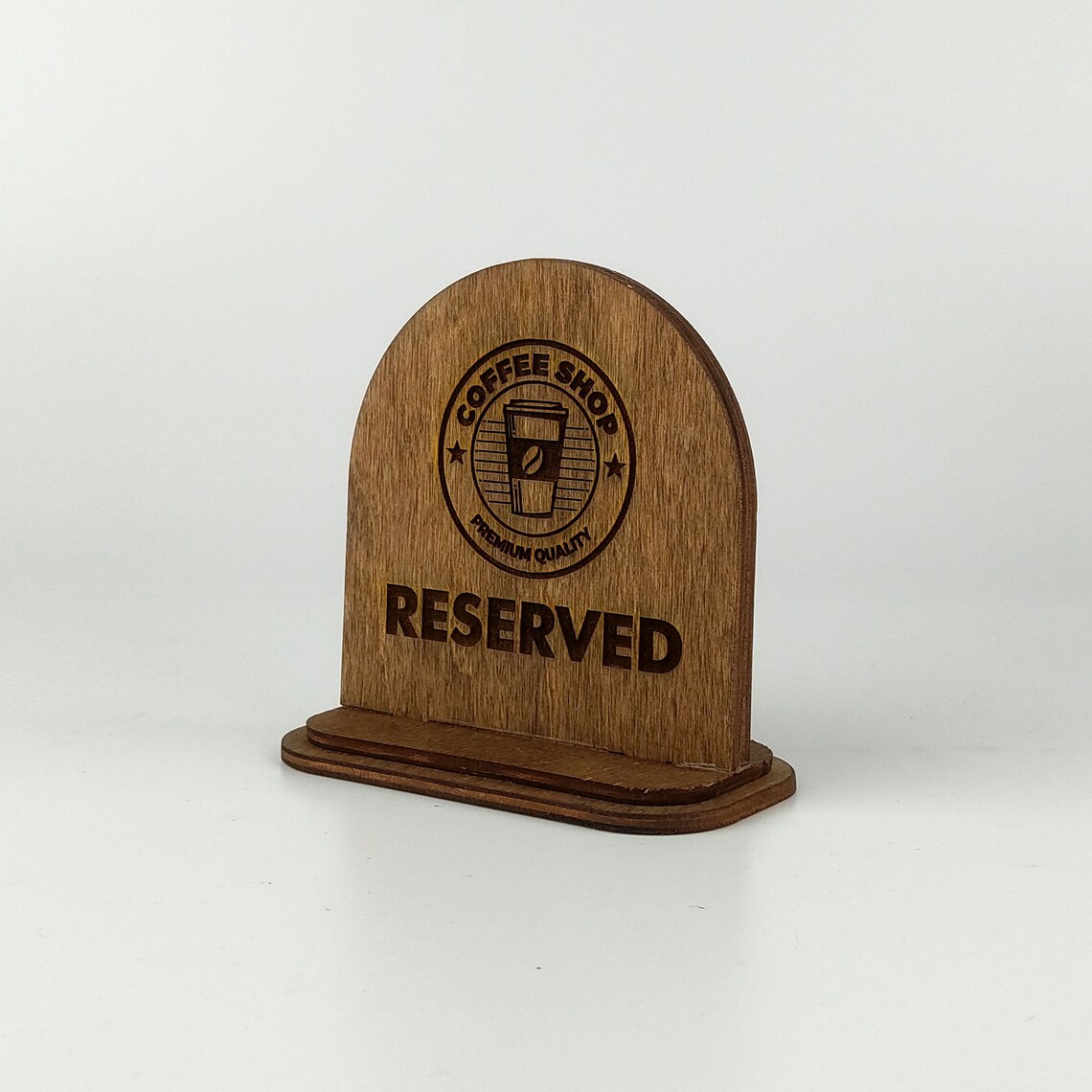 Reserved Table Sign, Wooden Rusctic Board, Reserved Restaurant Sign ...