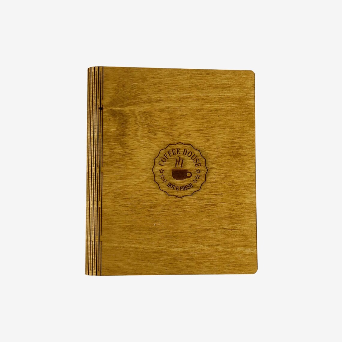 Wooden Menu Holder A5-A4 Engraved Menu Holder Restaurant | Etsy