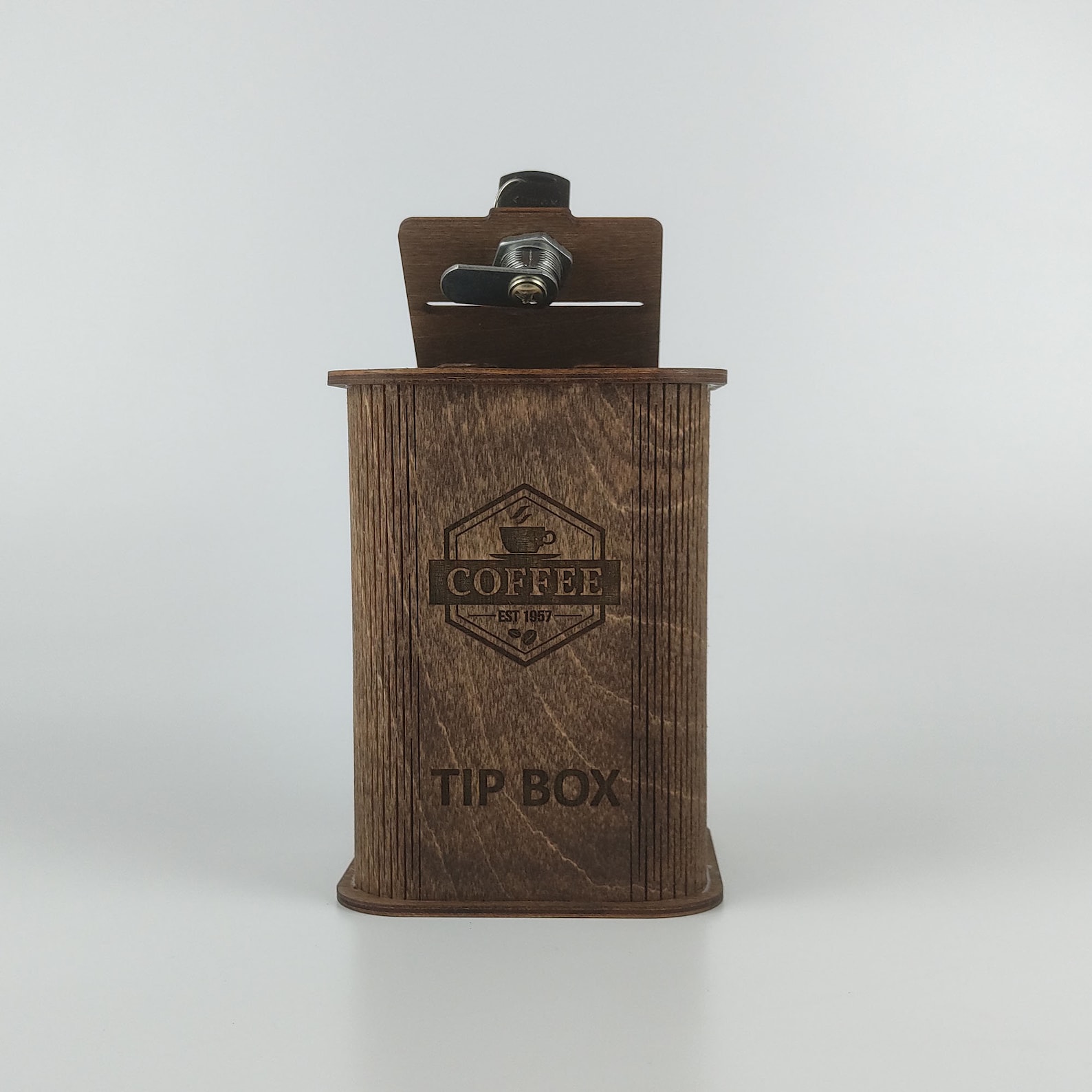 Personalized Wooden Tipping Box, Restaurant Tip Box, Custom Money Box ...