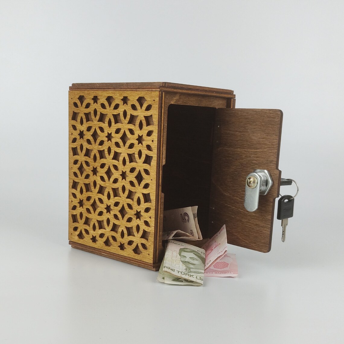 Personalized Wooden Tipping Box Restaurant Tip Box Custom - Etsy