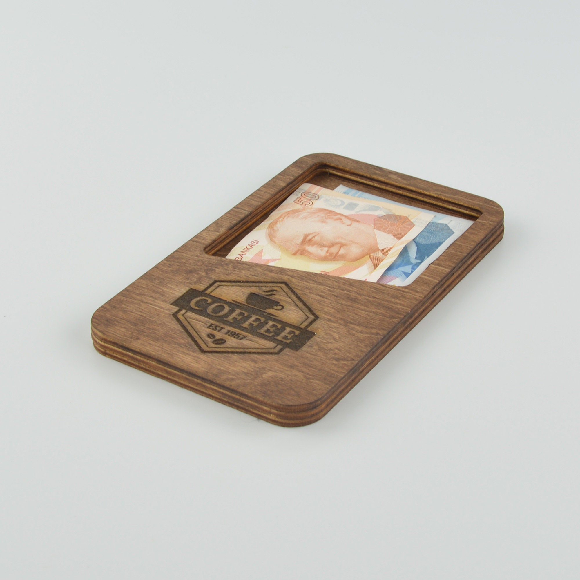 Wooden Check Presenter Restaurant Check Holder Bill Holder - Etsy