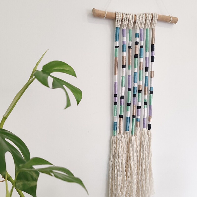 Colorful Macrame Wall Hanging - Etsy