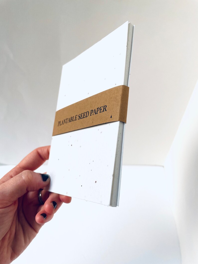 Mini Wildflower Seed Paper Notebook: Handmade Eco-friendly Stationery ...