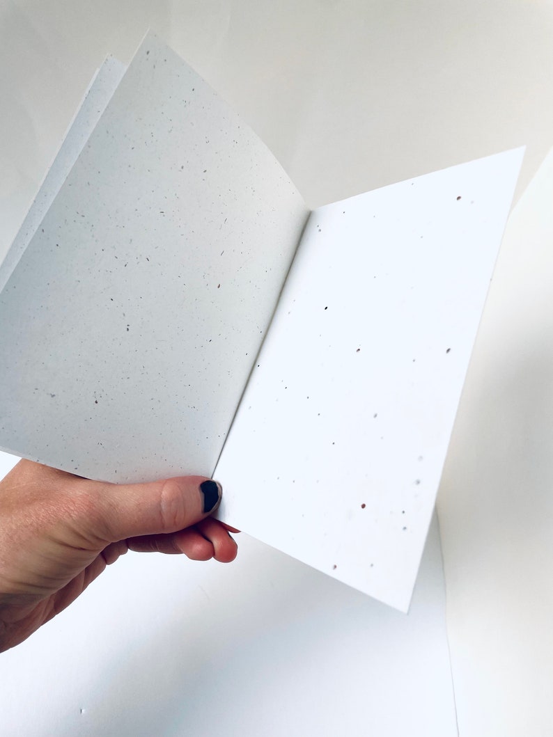 Mini Wildflower Seed Paper Notebook: Handmade Eco-friendly Stationery ...