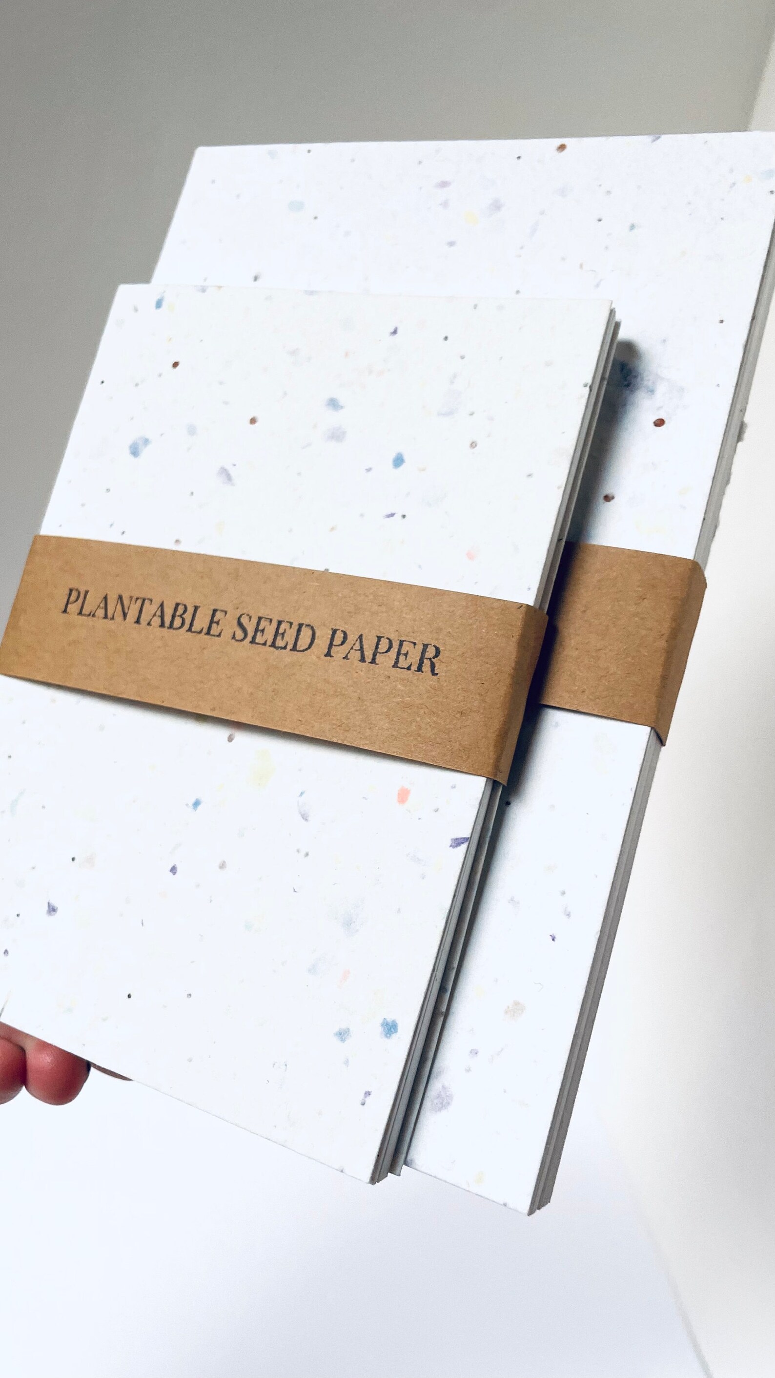 Mini Confetti Seed Paper Notebook: Handmade Plantable Stationery - Etsy