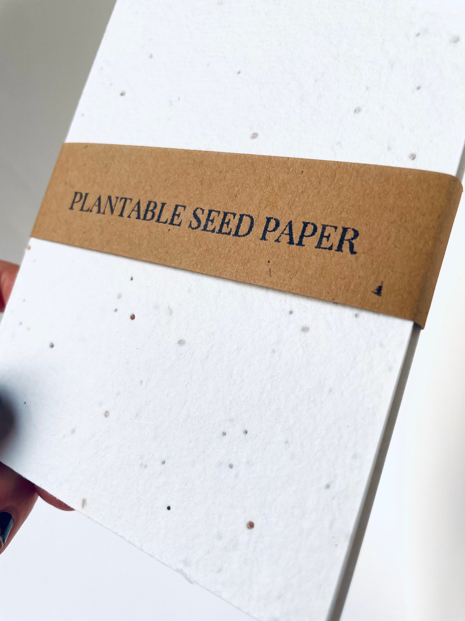 Mini Wildflower Seed Paper Notebook: Handmade Eco-friendly Stationery ...