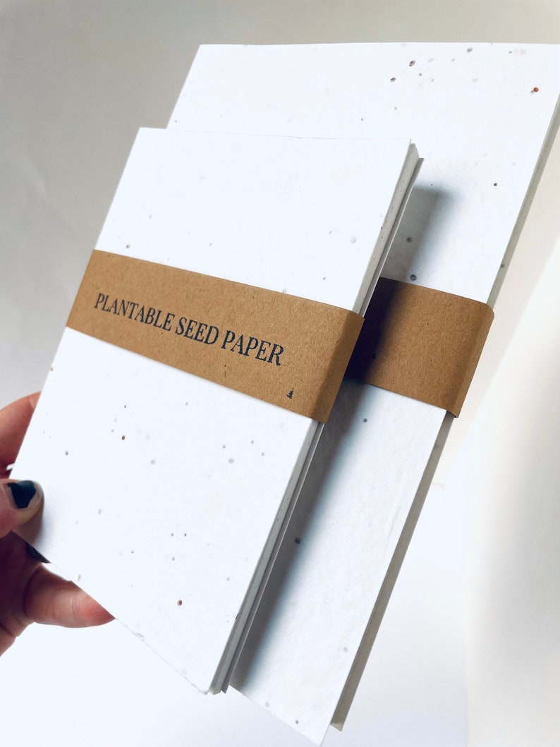 Mini Wildflower Seed Paper Notebook: Handmade Eco-friendly Stationery ...