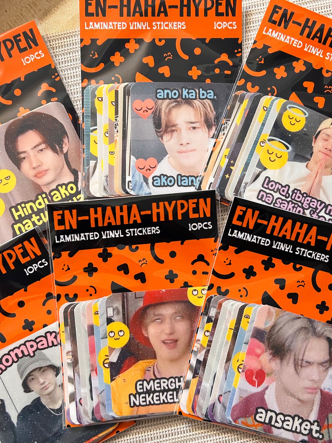 Enhypen Cute Meme Sticker Set - Etsy